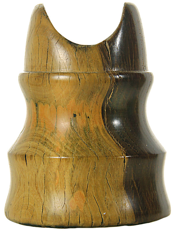 San Francisco Wooden Electric Trolley Insulator, 2/3 Walnut and 1/3 ...