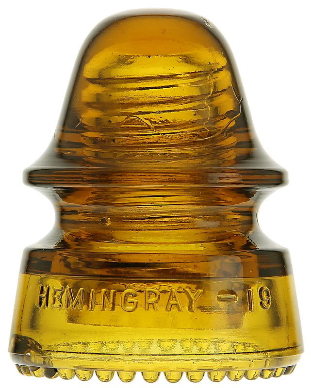 CD 162 HEMINGRAY-19, Bright Yellow Amber; Fill in your spectrum of colors!