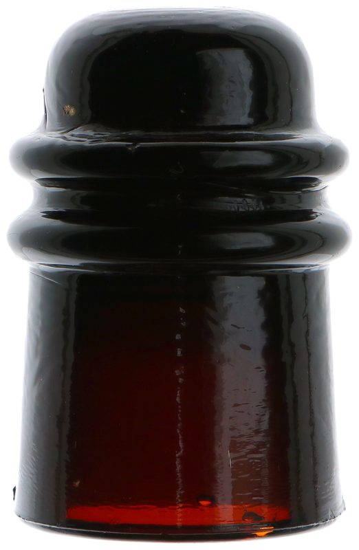 CD 121 {Unembossed Agee} {Australia}, Dark Red Amber; An early ...