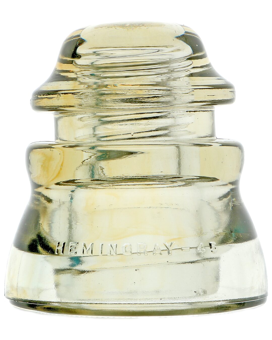 CD 155 HEMINGRAY, Clear/Yellow Two Tone; Rarely encountered color in ...