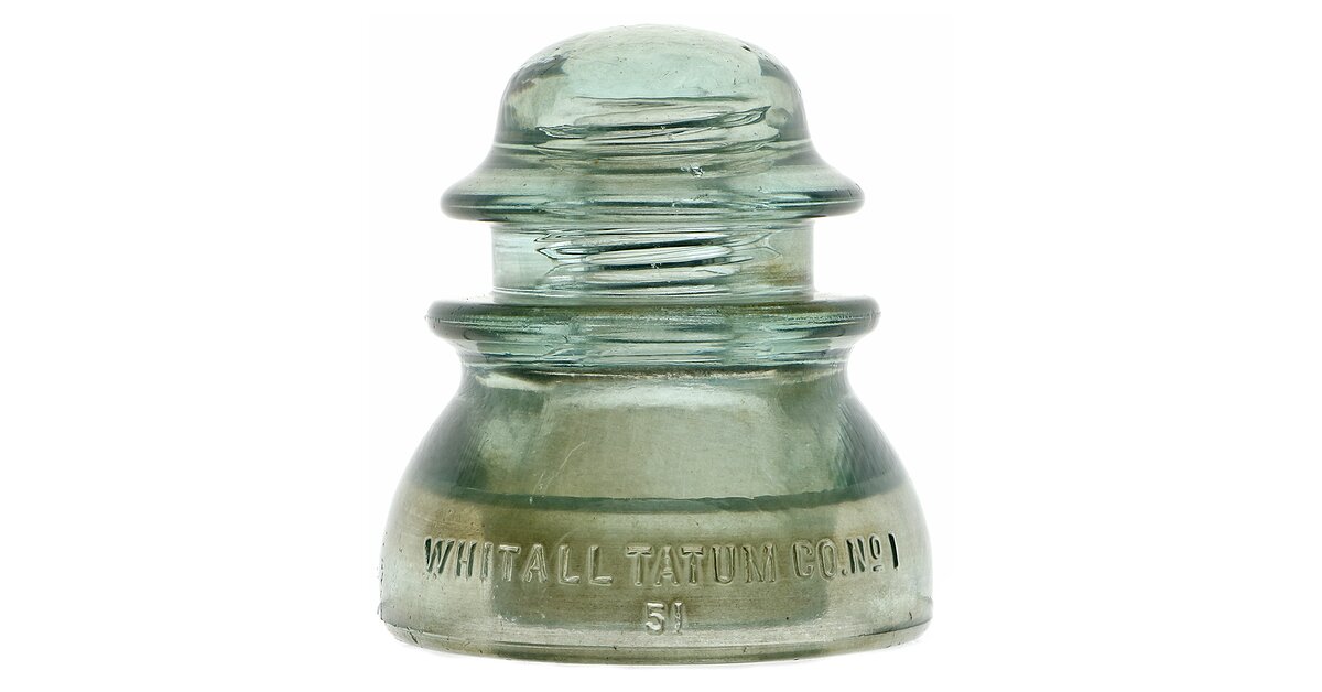 CD 154 WHITALL TATUM, Light Aqua w/ Iridizing; Interesting iridized ...